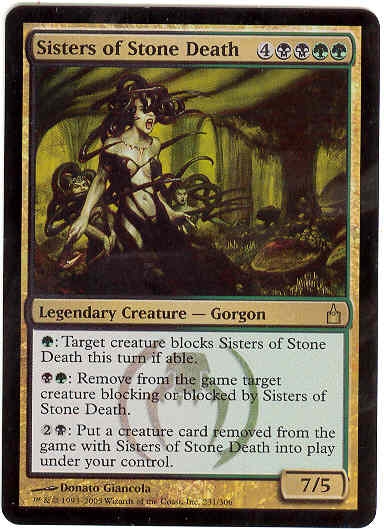 Magic The Gathering Ravnica Single Sisters Of Stone Death Foil Da Card World
