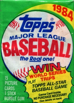 1984 Topps Baseball Wax Pack | Da Card World