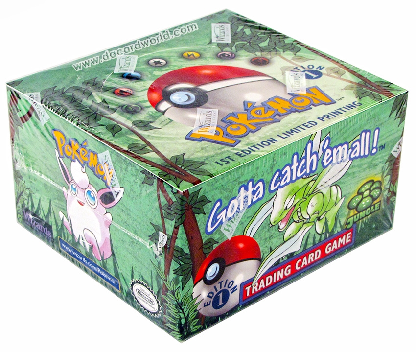 Pokemon Jungle 1st Edition Booster Box DA Card World Pokemon Jungle 1st Edition Booster Box DA Card World