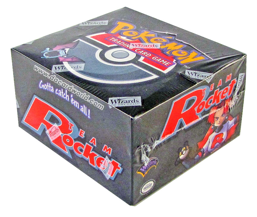Pokemon Team Rocket 1st Edition Booster Box DA Card World Pokemon Team Rocket 1st Edition Booster Box DA Card World