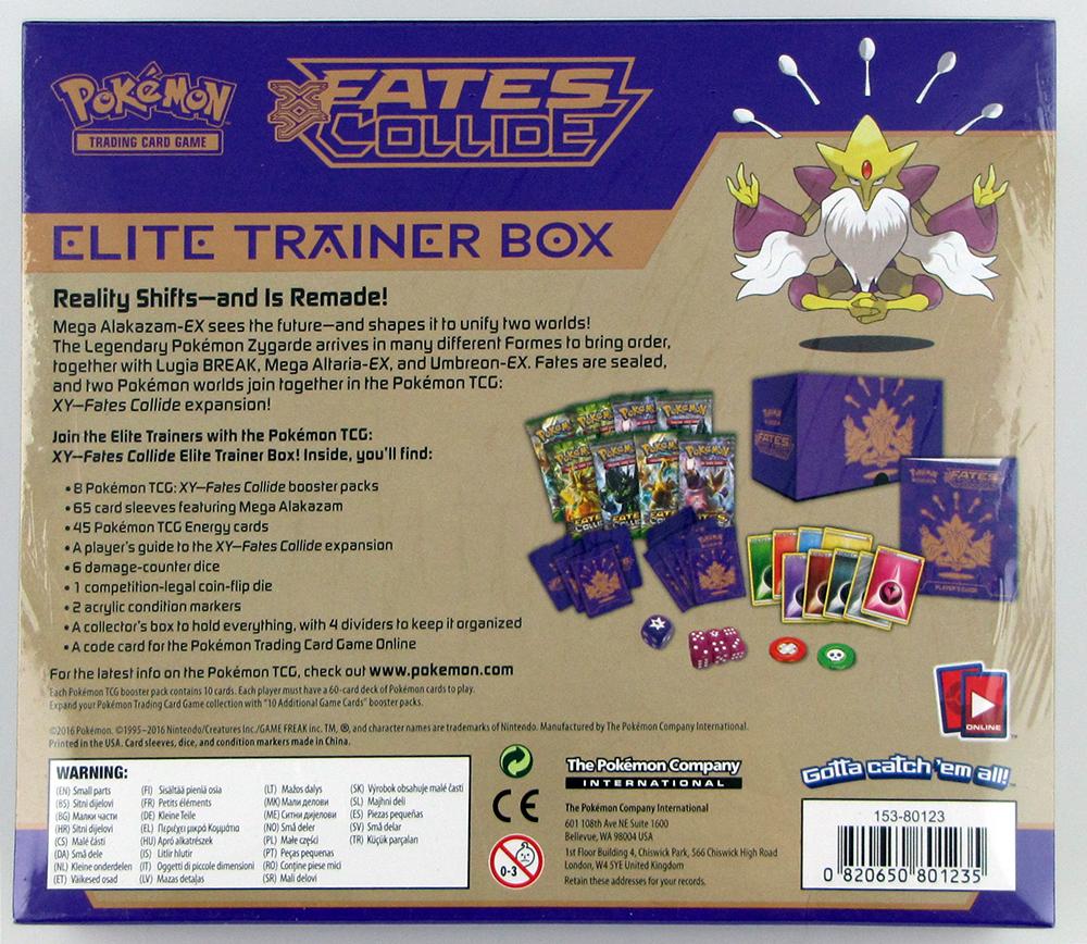Pokemon Xy Fates Collide Elite Trainer Box Da Card World