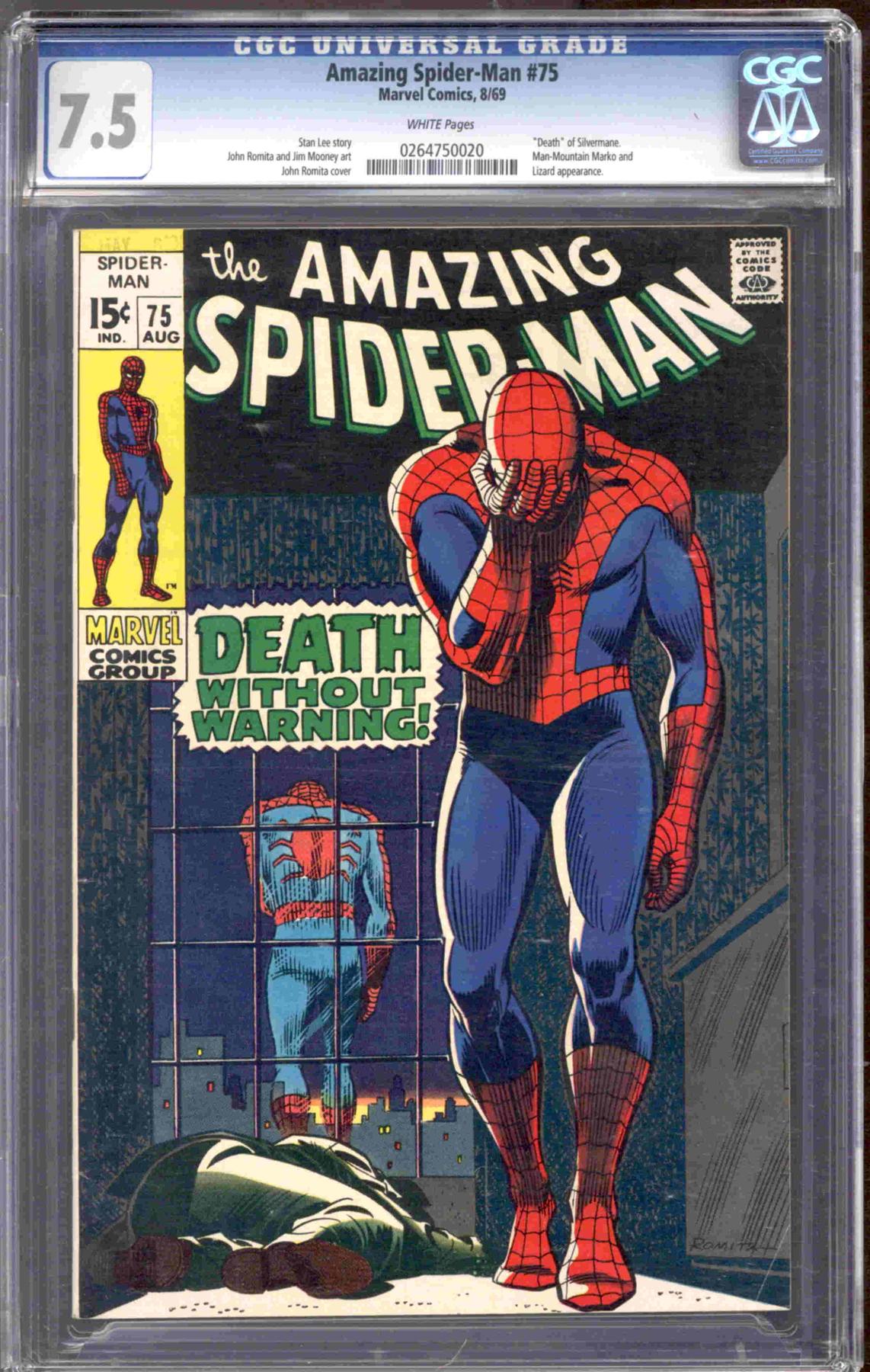 Amazing Spider-Man #75 CGC 7.5 (W) *0264750020* | DA Card World