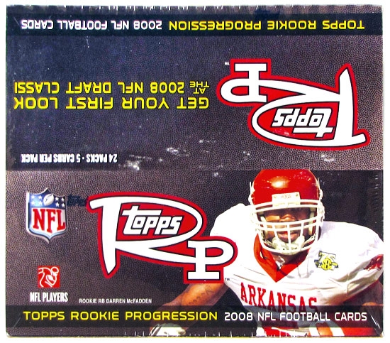 2008 Topps Rookie Progression Football 24-Pack Box | DA Card World
