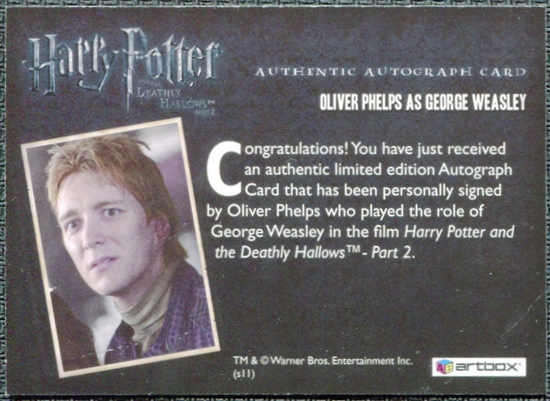 Harry Potter and the Deathly Hallows: Series 2 Oliver Phelps as George ...