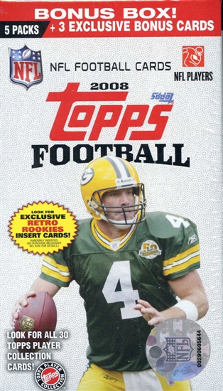 2008 Topps Football Blaster 5-Pack Box | DA Card World