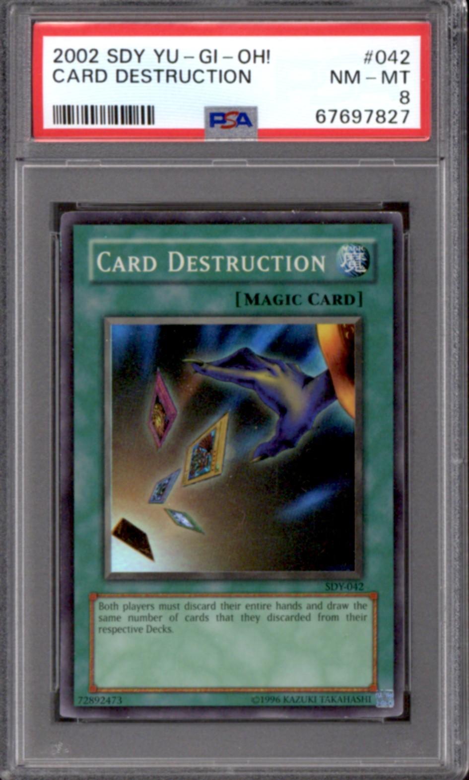 Yu-Gi-Oh Starter Deck Yugi Card Destruction SDY-042 PSA 8 | DA Card World