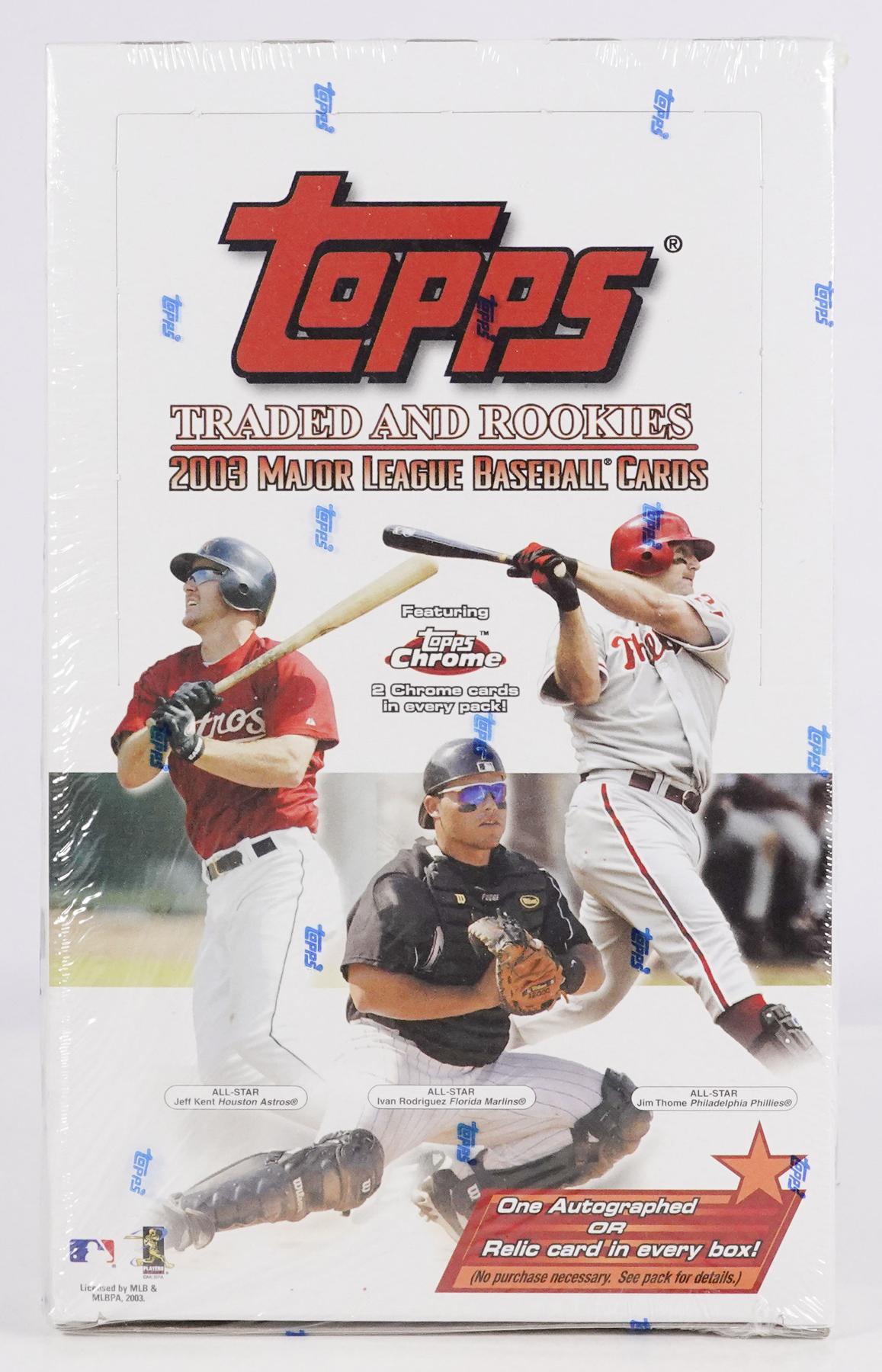 2003 Topps Traded & Rookies Baseball Hobby Box | DA Card World