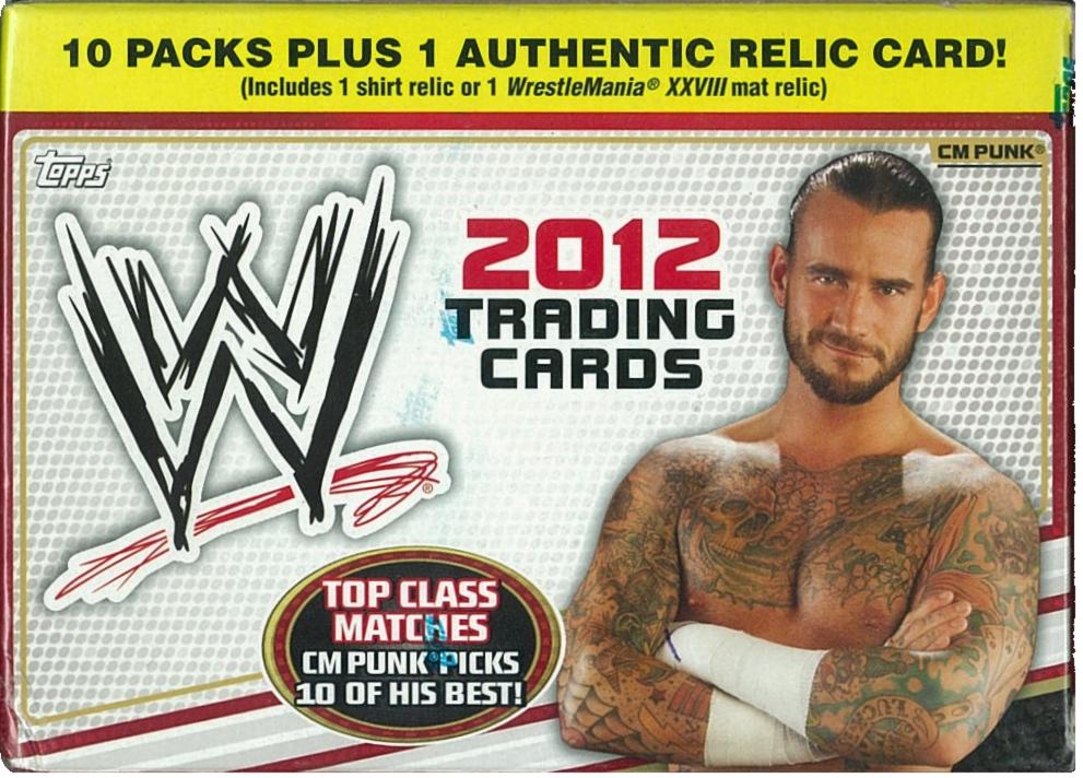 2012 Topps WWE Wrestling 10-Pack Blaster Box | DA Card World