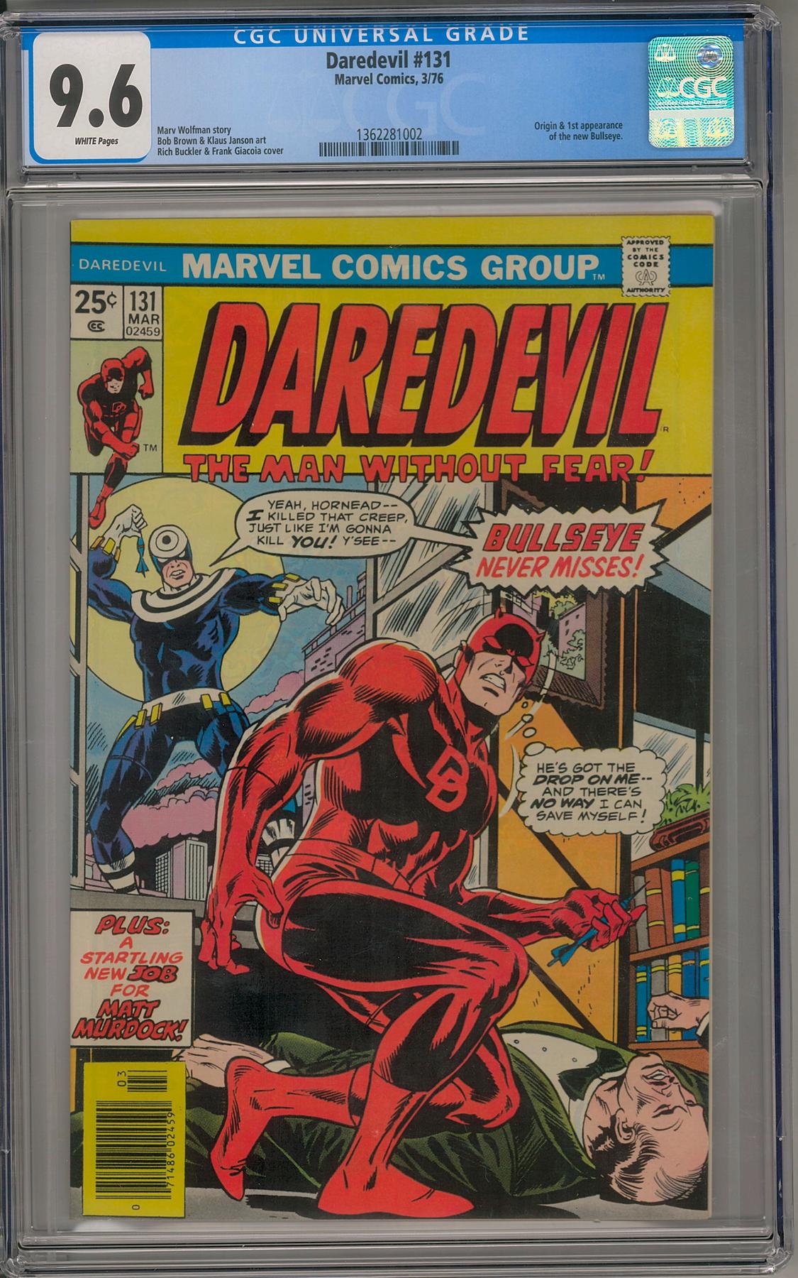 Daredevil #131 CGC 9.6 (W) *1362281002* | DA Card World