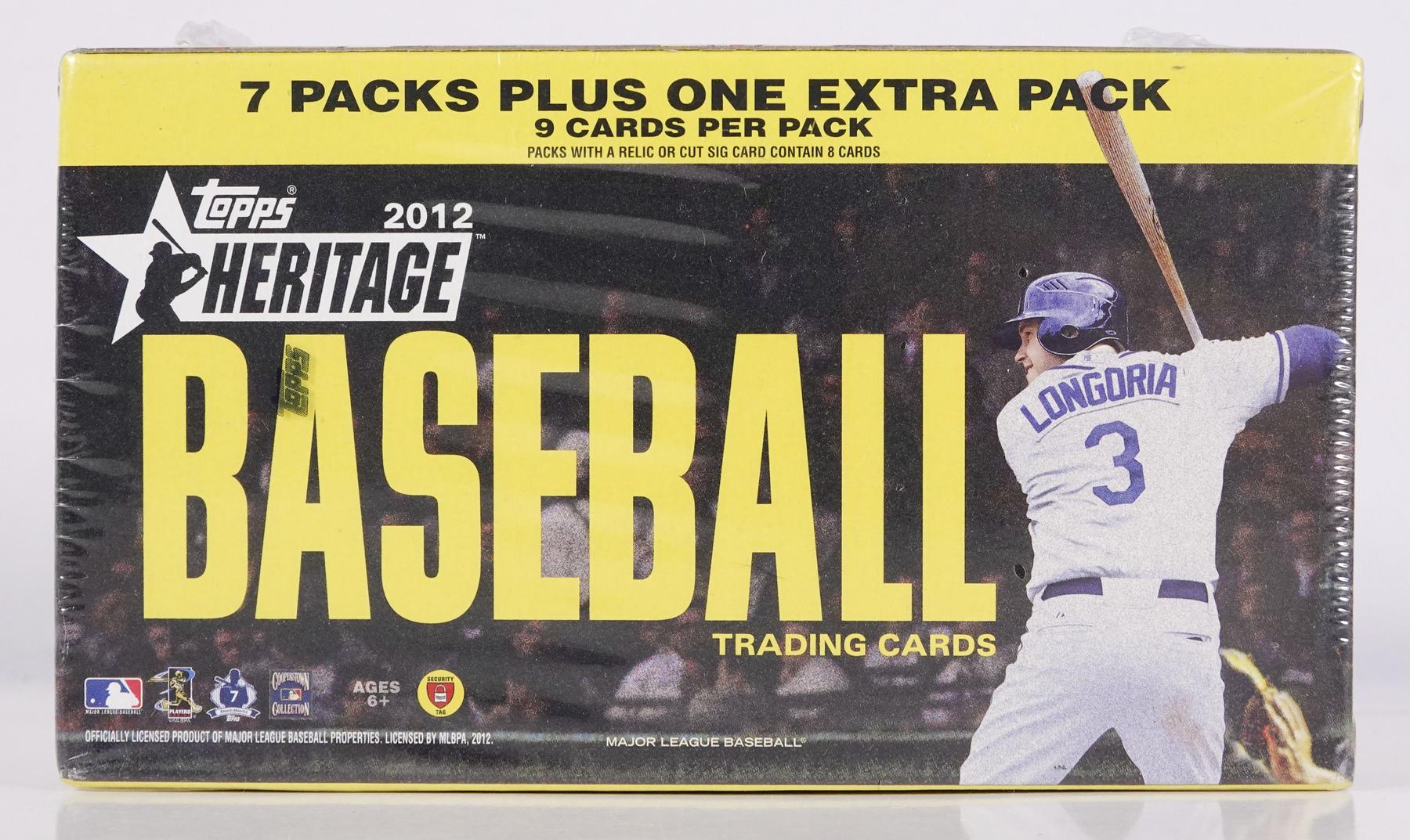 2012 Topps Heritage Baseball 8-Pack Blaster Box | DA Card World