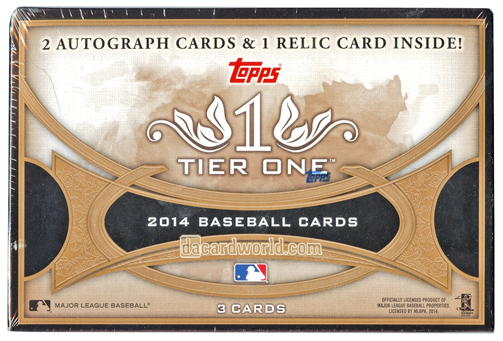 2014 Topps Tier One Baseball Hobby Box | DA Card World