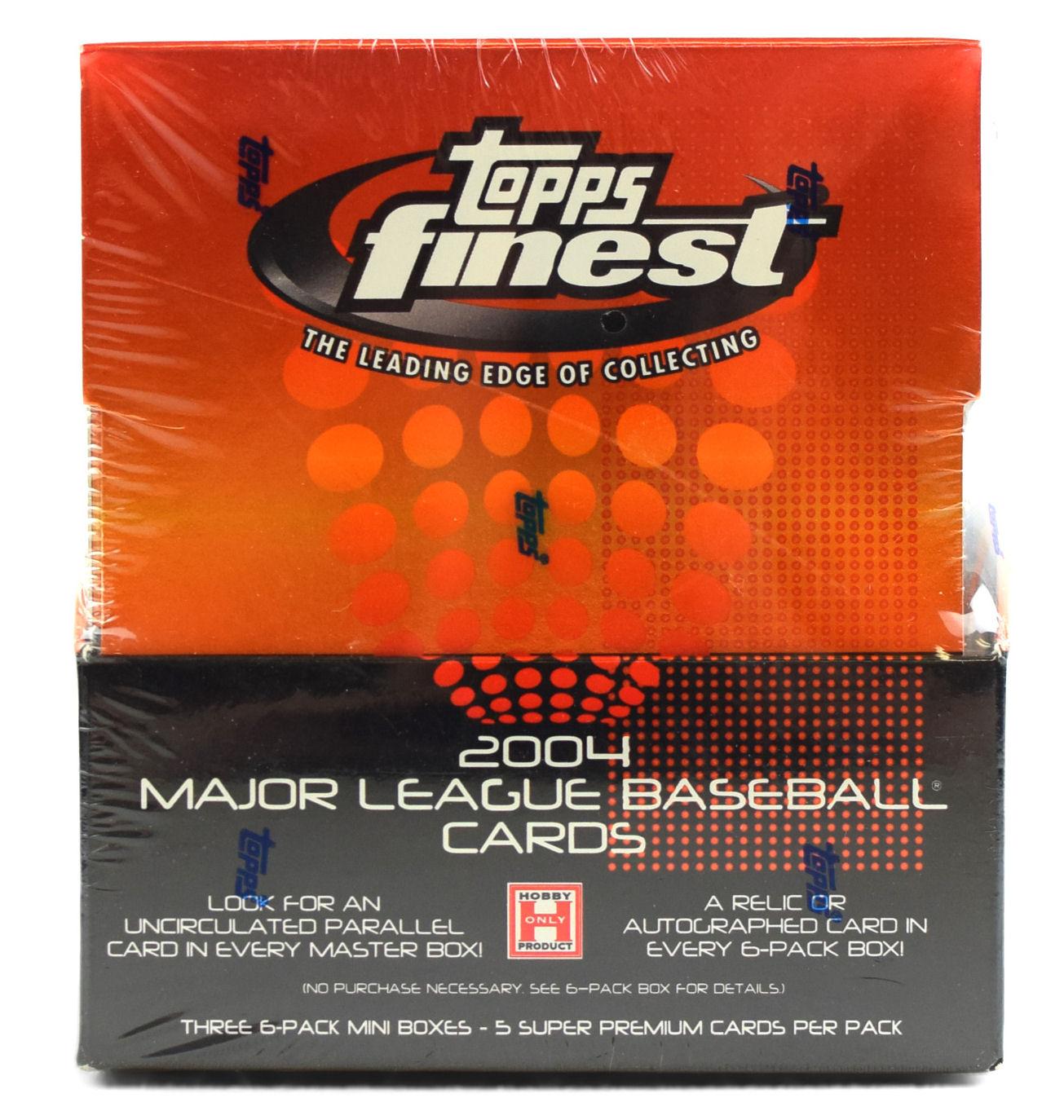 2004 Topps Finest Baseball Hobby Box | DA Card World
