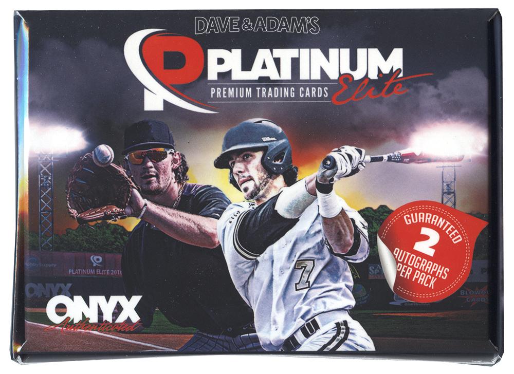 2016 Onyx Platinum Elite Baseball Hobby Box | DA Card World