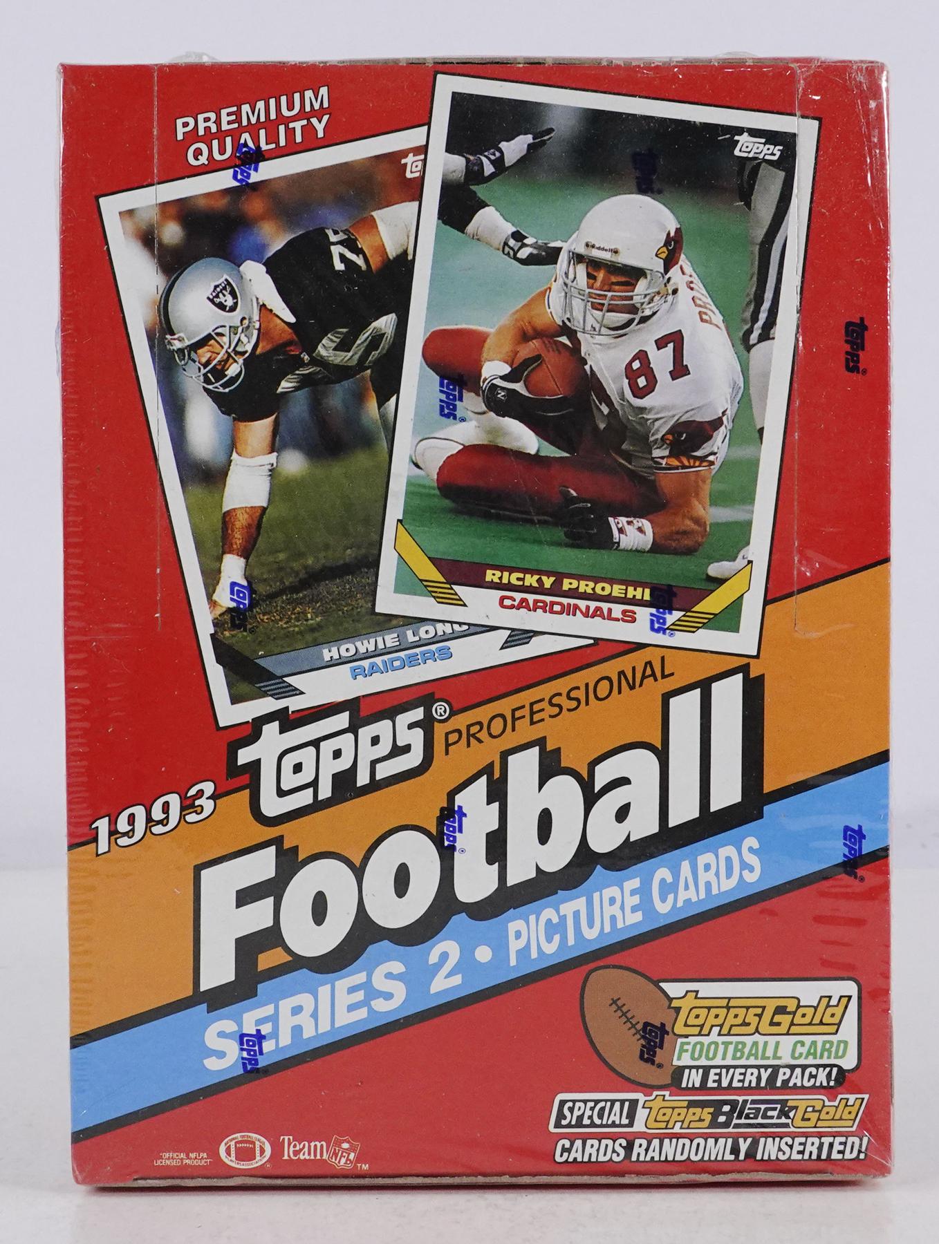 1993 Topps Series 2 Football Hobby Box | DA Card World