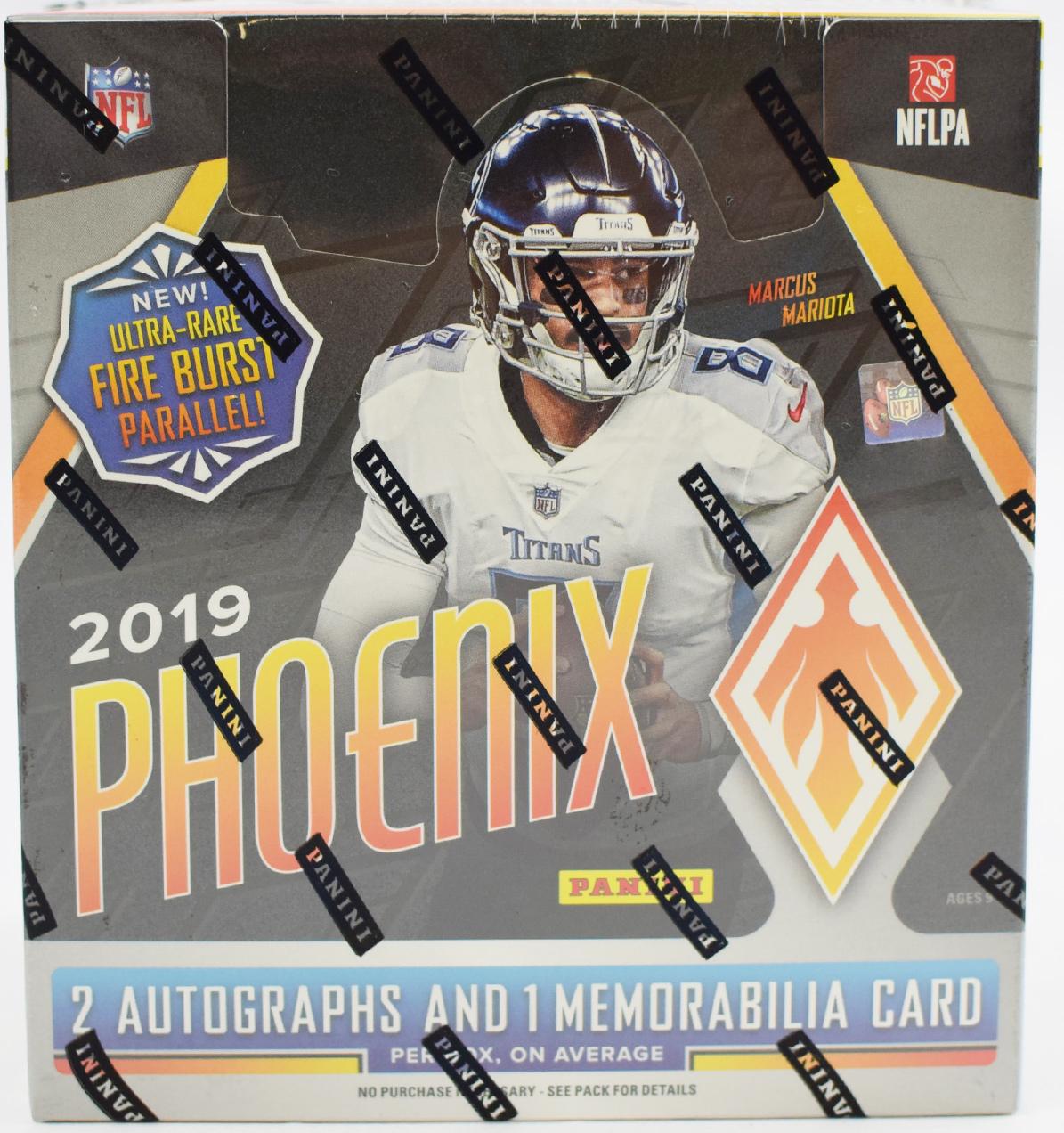 2019 Panini Phoenix Football 8-Box Case- DACW Live 32 Spot Pick Your ...