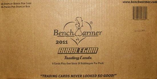 BenchWarmer Bubblegum Trading Cards 24-Box Case (2011) | DA Card World