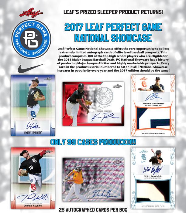 2017 Leaf Perfect Game Showcase Baseball Hobby Box | DA Card World