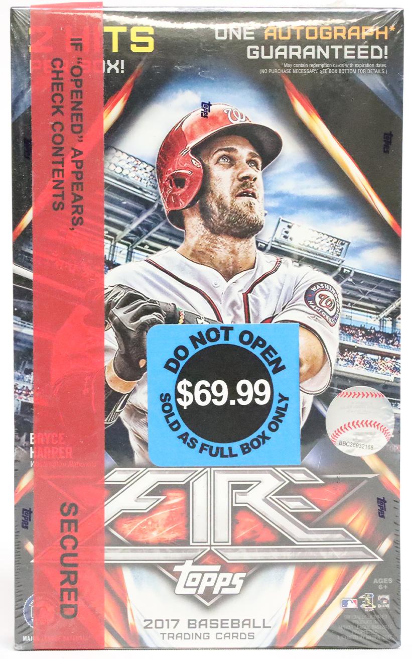 2017 Topps Fire Baseball Hobby Box | DA Card World 2017 Topps Fire Baseball Hobby Box | DA Card World