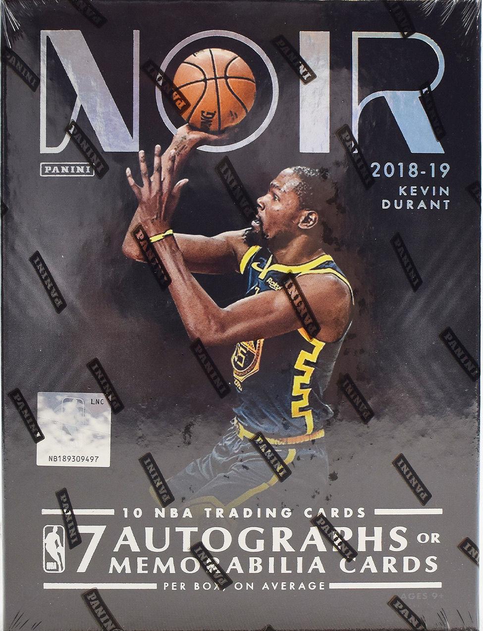 2018/19 Panini Noir Basketball 4-Box Case- DACW Live 30 Spot Pick Your ...