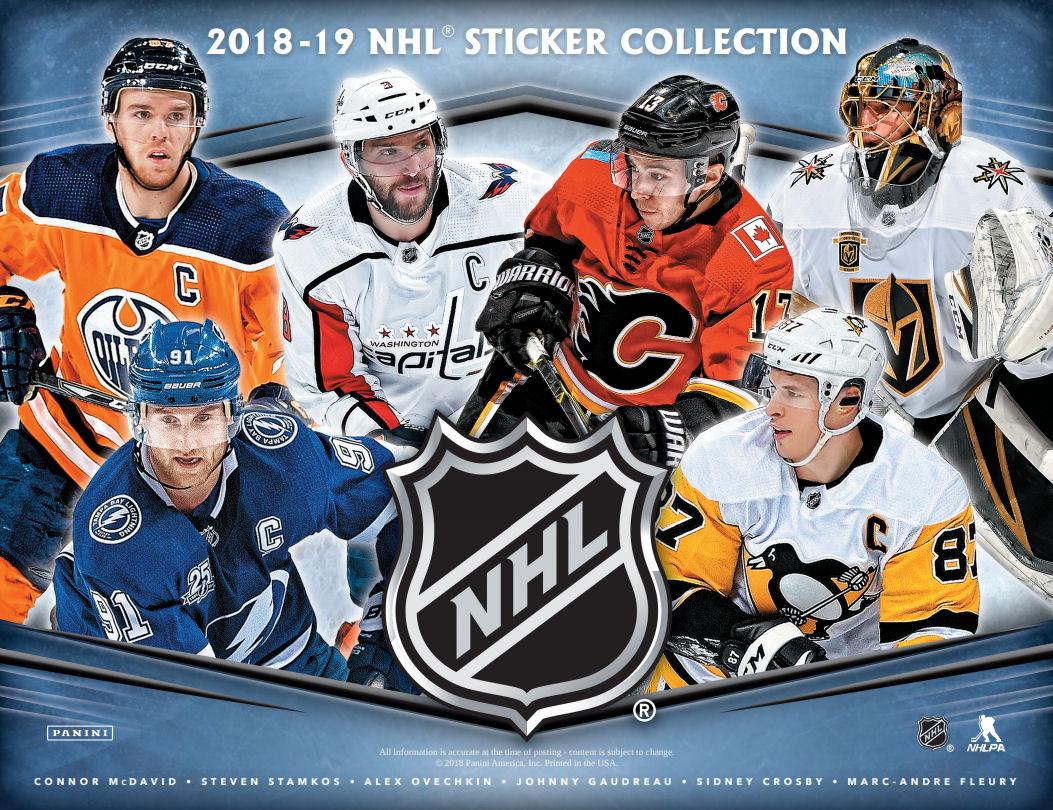 2018/19 Panini NHL Hockey Stickers/Albums Combo Retail Display 4ct Case ...