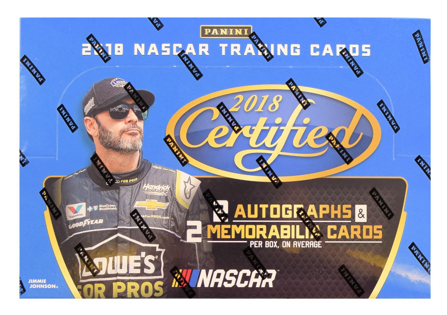 2018 Panini Certified Racing Hobby Box | DA Card World