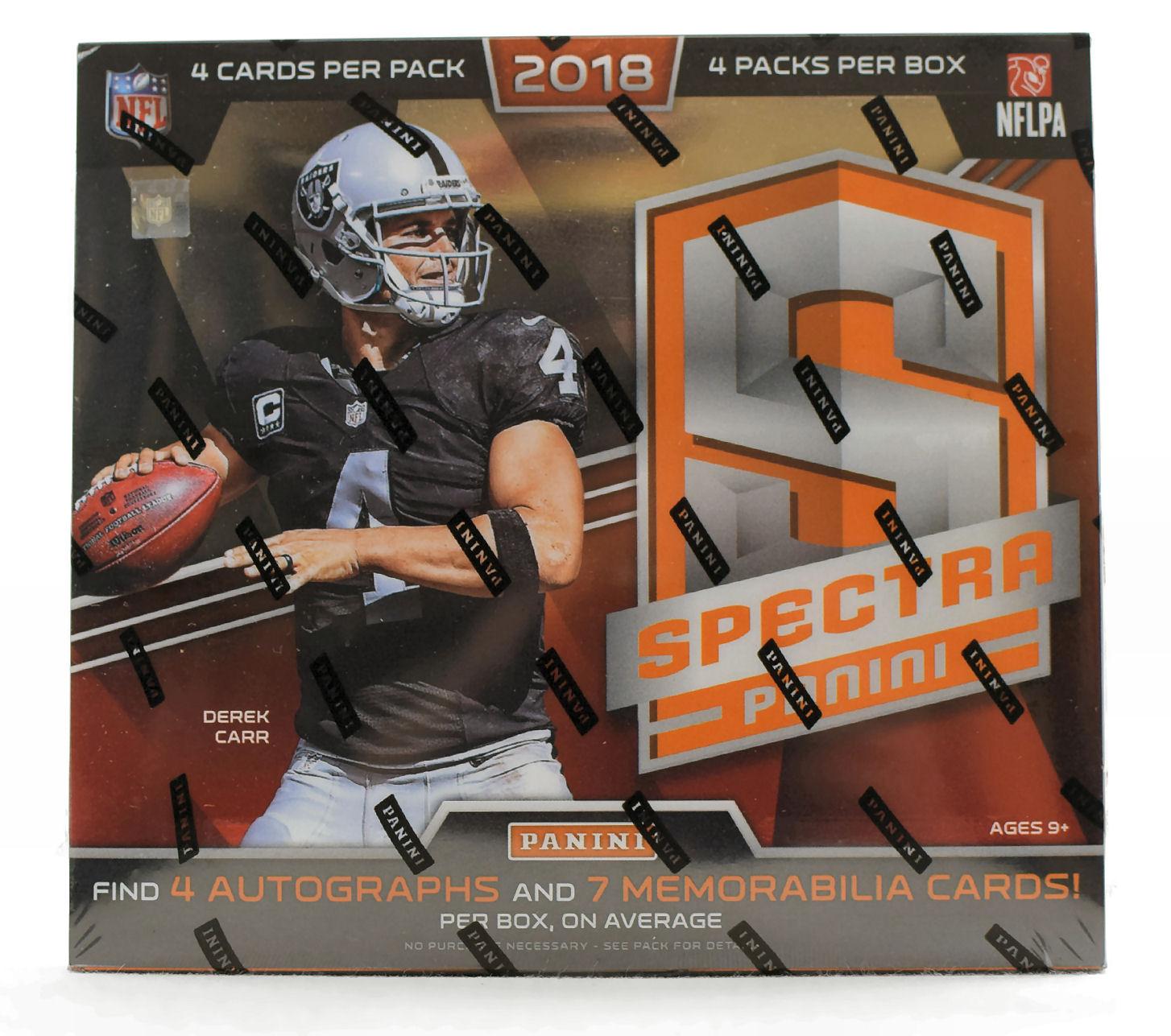 2018 Panini Spectra Football Hobby Box | DA Card World