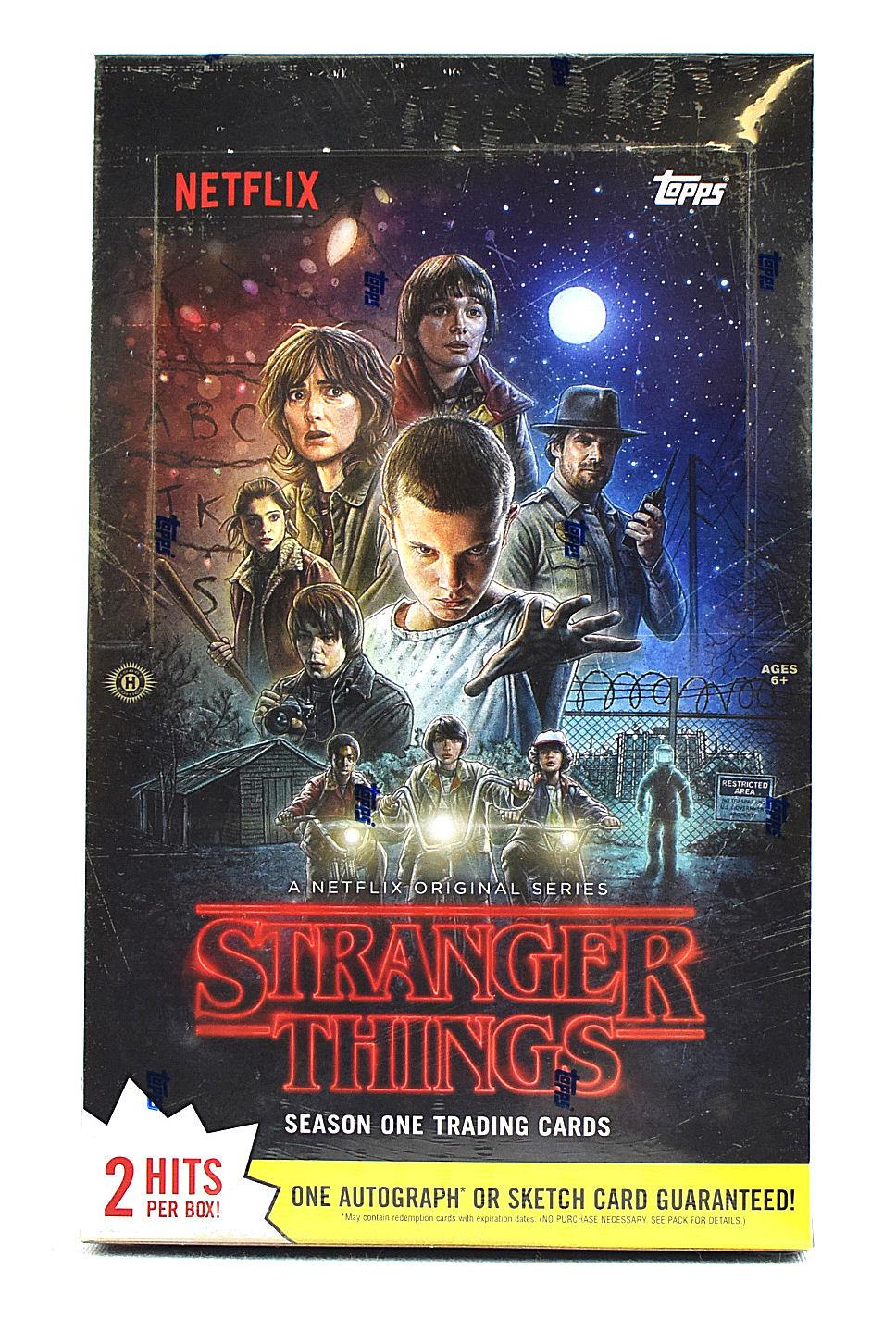 Stranger Things Trading Cards Hobby Box (Topps 2018) | DA Card World