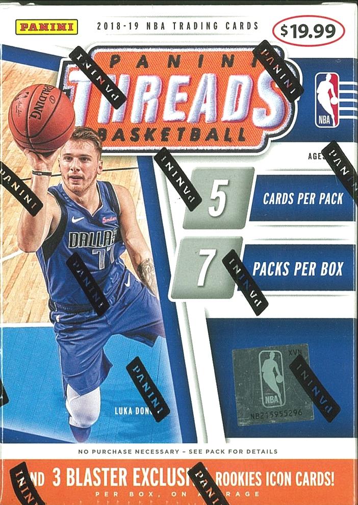 2018/19 Panini Threads Basketball 7-Pack Blaster Box | DA Card World
