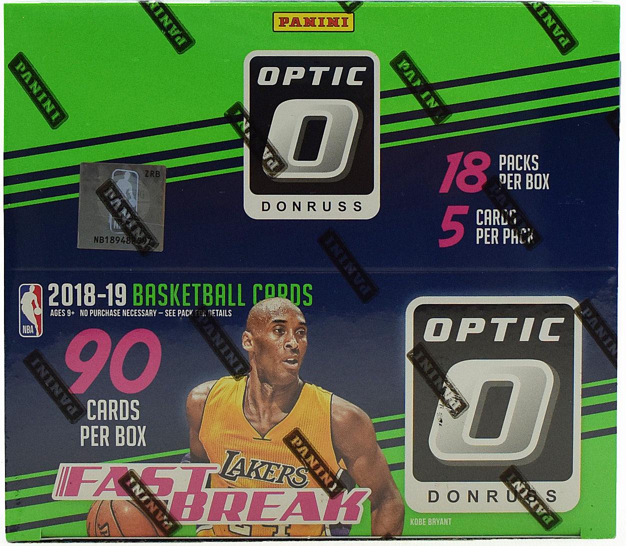 2018/19 Panini Donruss Optic Fast Break Basketball Box | DA Card World