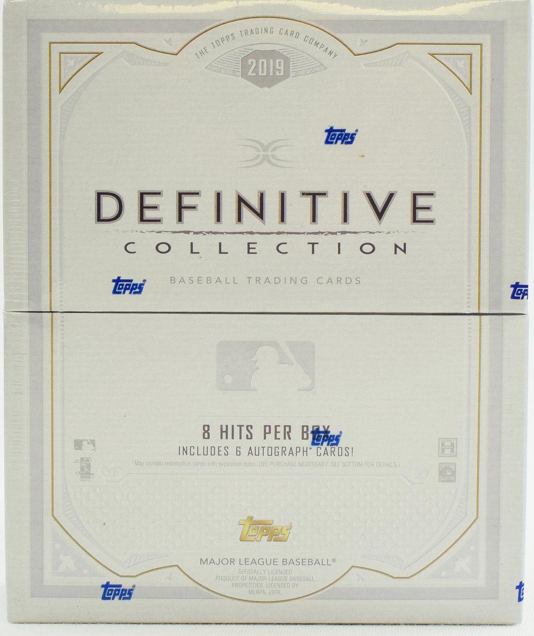 2019 Topps Definitive Collection Baseball Hobby Box | DA Card World