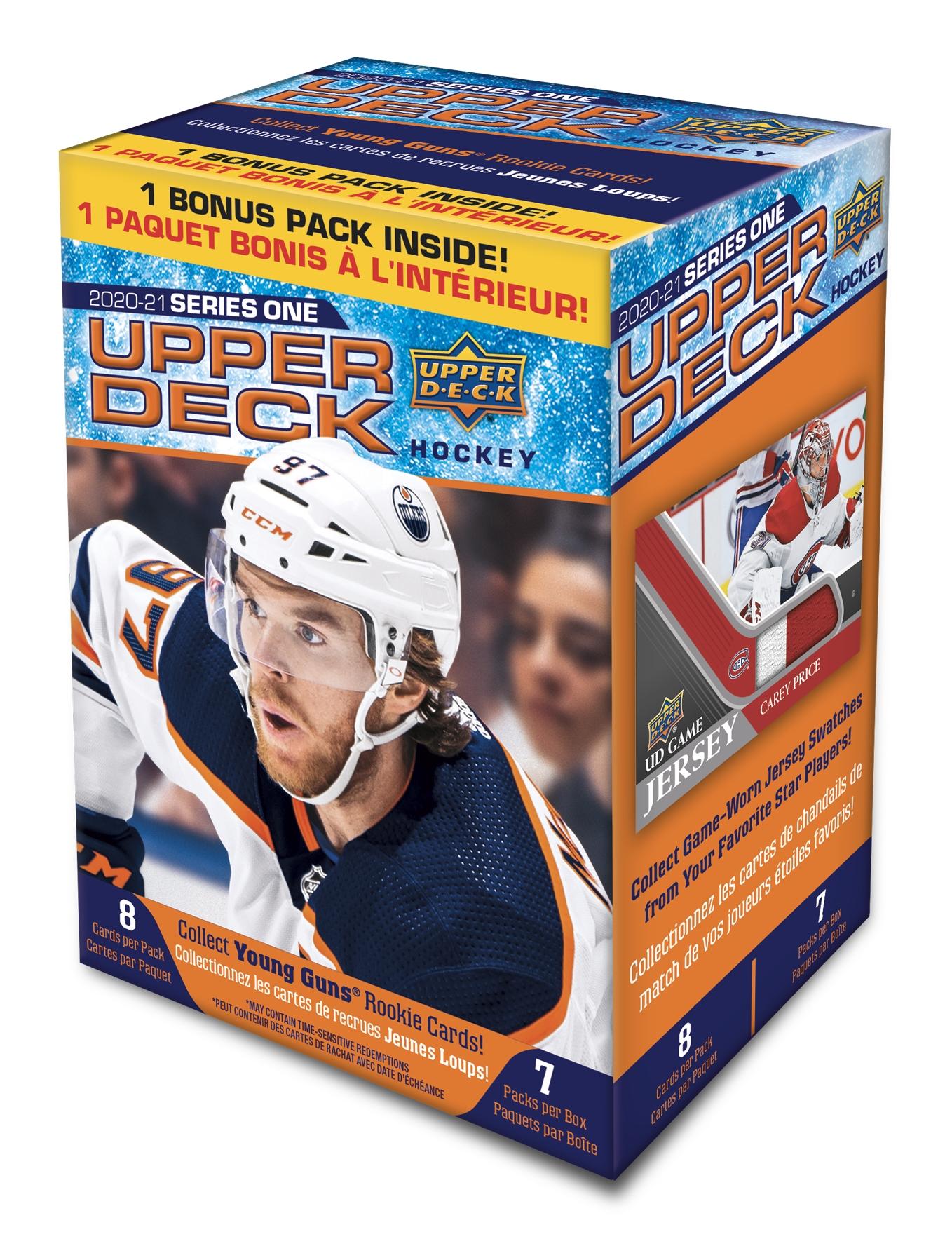 2020 21 Upper Deck Series 1 Hockey 7 Pack Blaster Box Presell Da