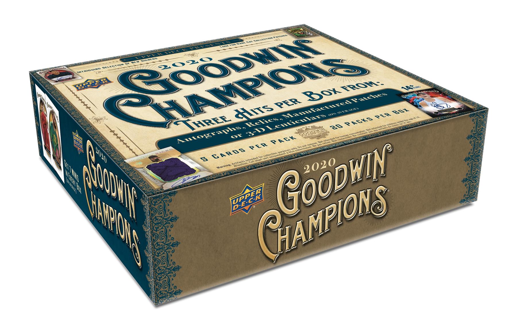 2020 Upper Deck Goodwin Champions Hobby Box (Presell) | DA Card World