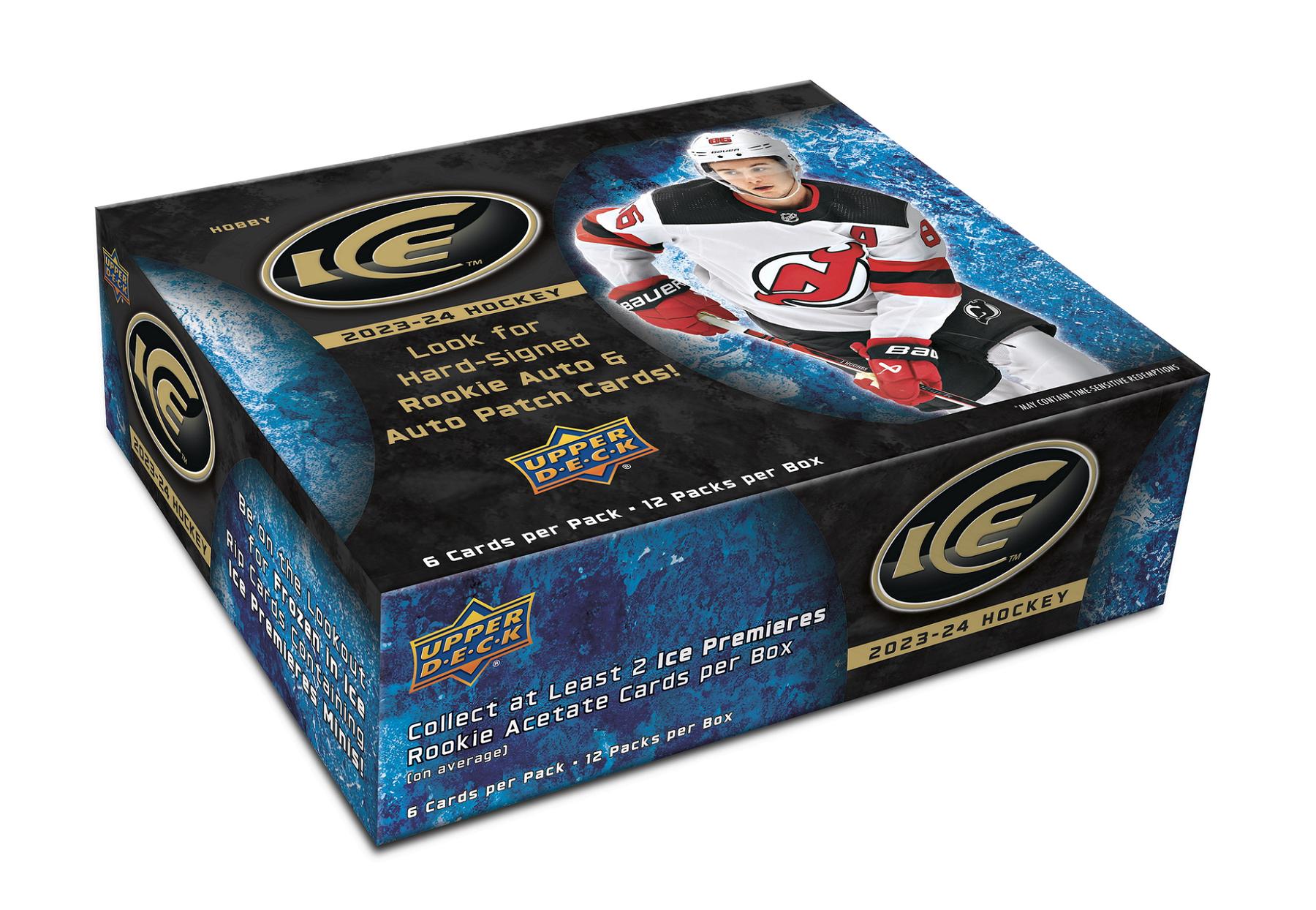 2023 24 Upper Deck Ice Hockey Hobby Box Presell Da Card World