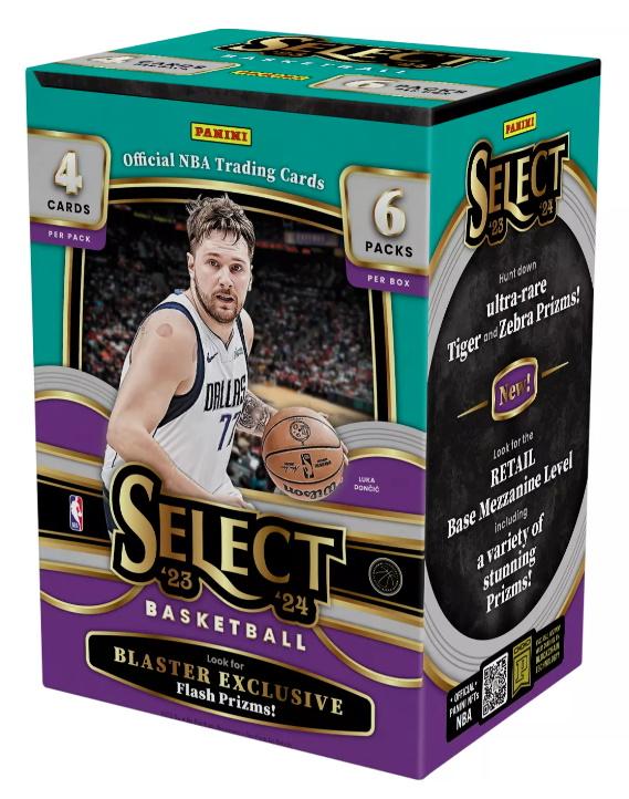 2023/24 Panini Select Basketball 6-Pack Blaster Box (Flash Prizms) | DA ...