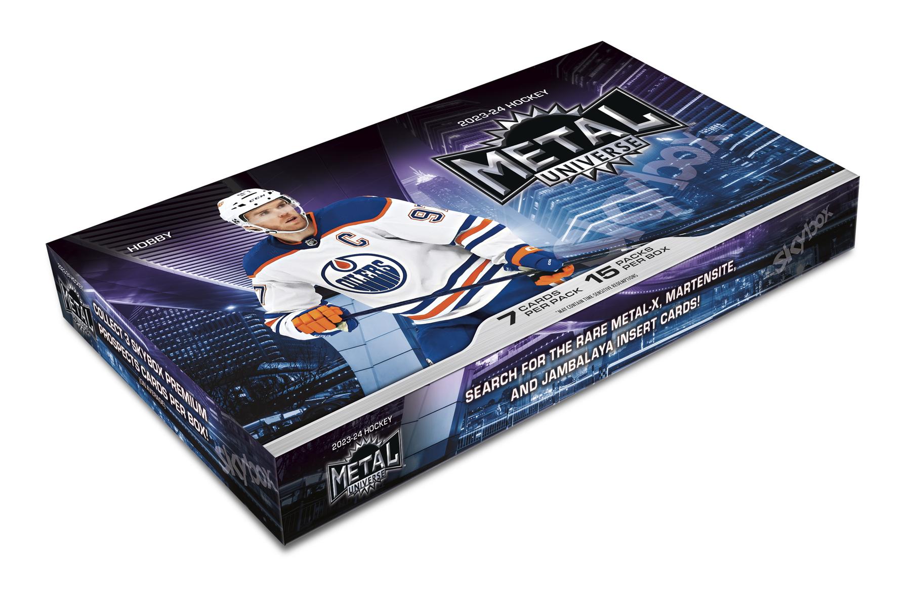 2023 24 Upper Deck Skybox Metal Universe Hockey Hobby Box Presell