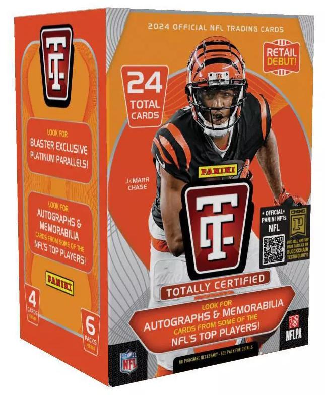 2024 Panini Totally Certified Football 6-Pack Blaster Box | DA Card World