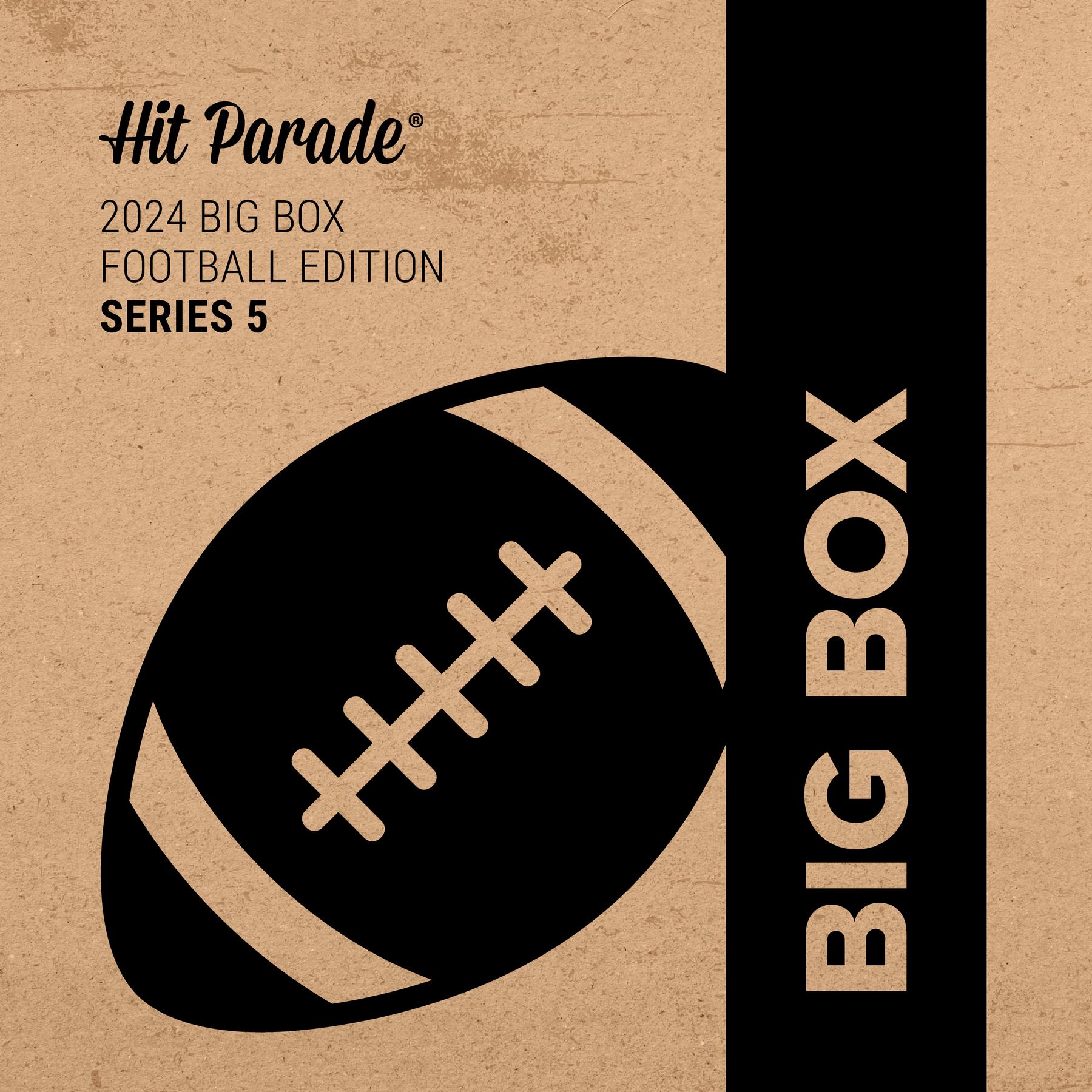 2024 Hit Parade Autographed BIG BOX Football Series 5 Hobby Box - 5+ Items Per Box! | DA Card World