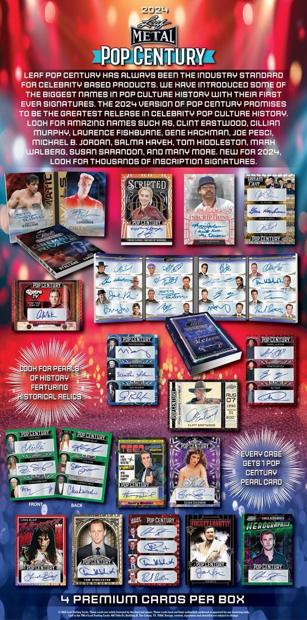 2024 Leaf Metal Pop Century Hobby Box (Presell) | DA Card World