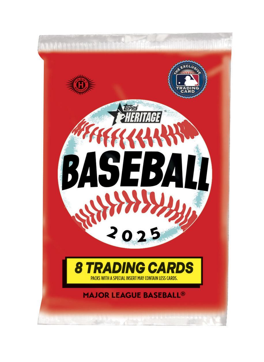2025 Topps Heritage Baseball Hobby Pack | DA Card World