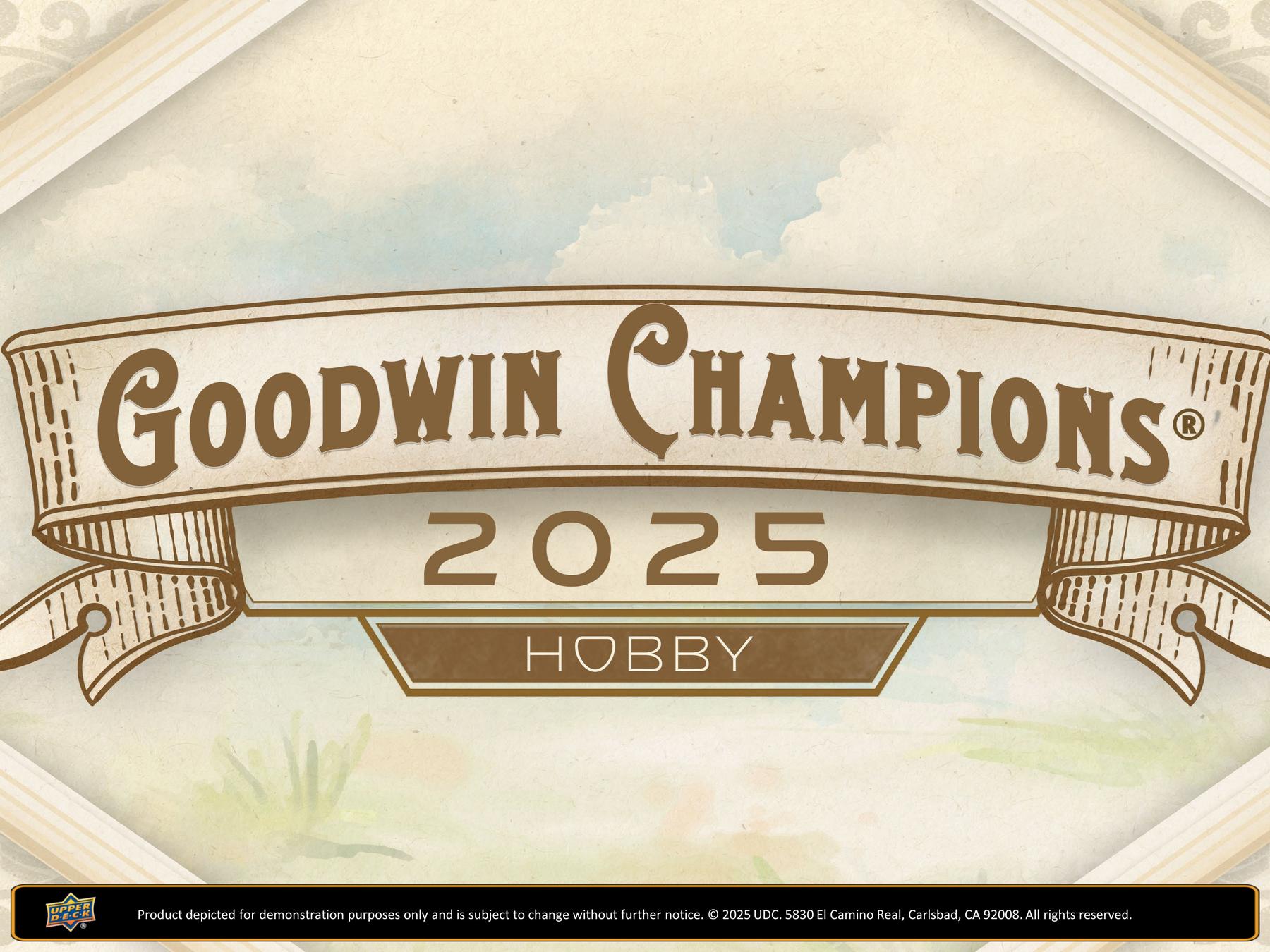 2025 Upper Deck Goodwin Champions Hobby 16-Box Case (Presell) | DA Card ...