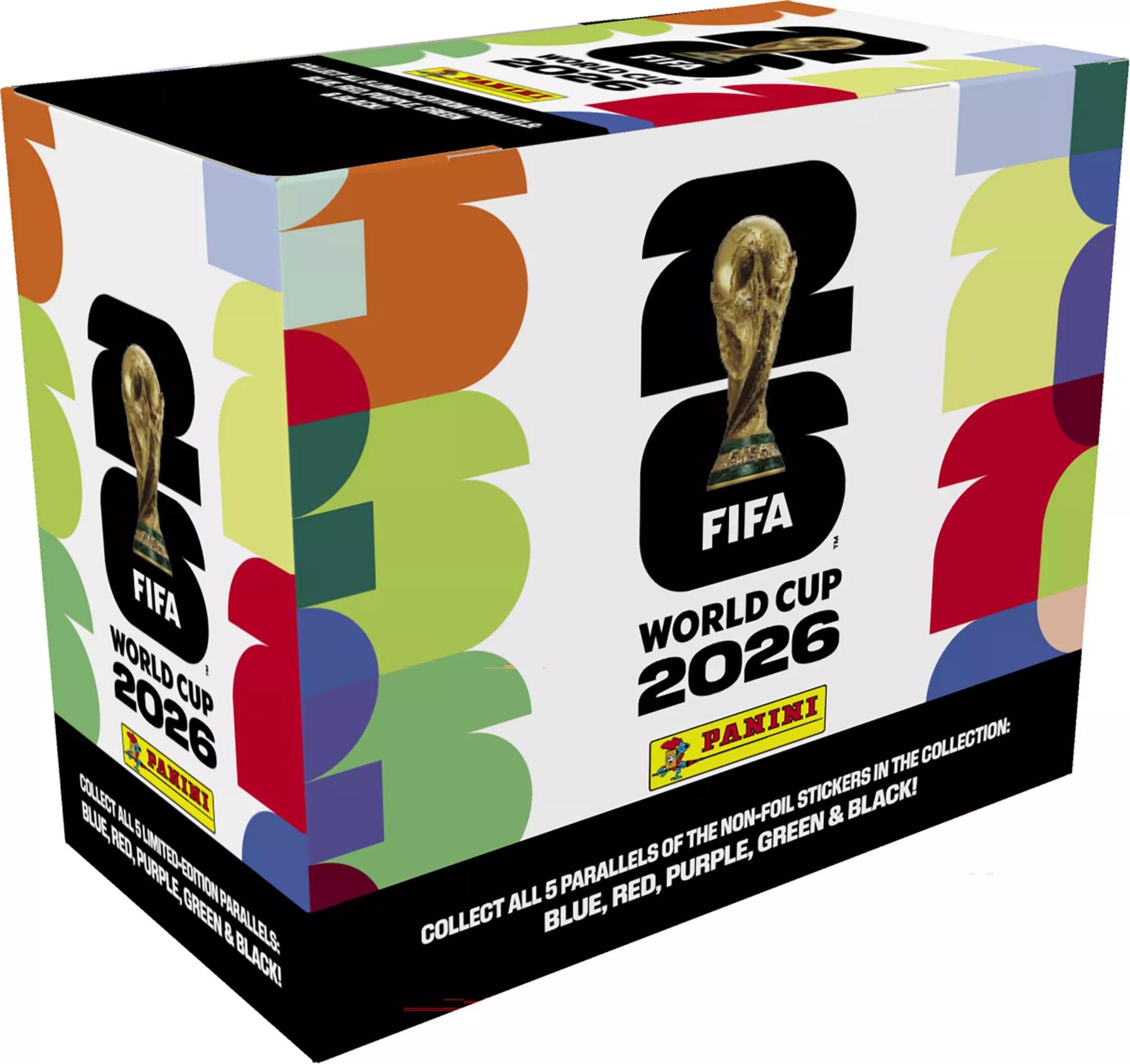 2026 Panini FIFA World Cup Soccer 25-Pack Sticker 30-Box Case - U.S ...
