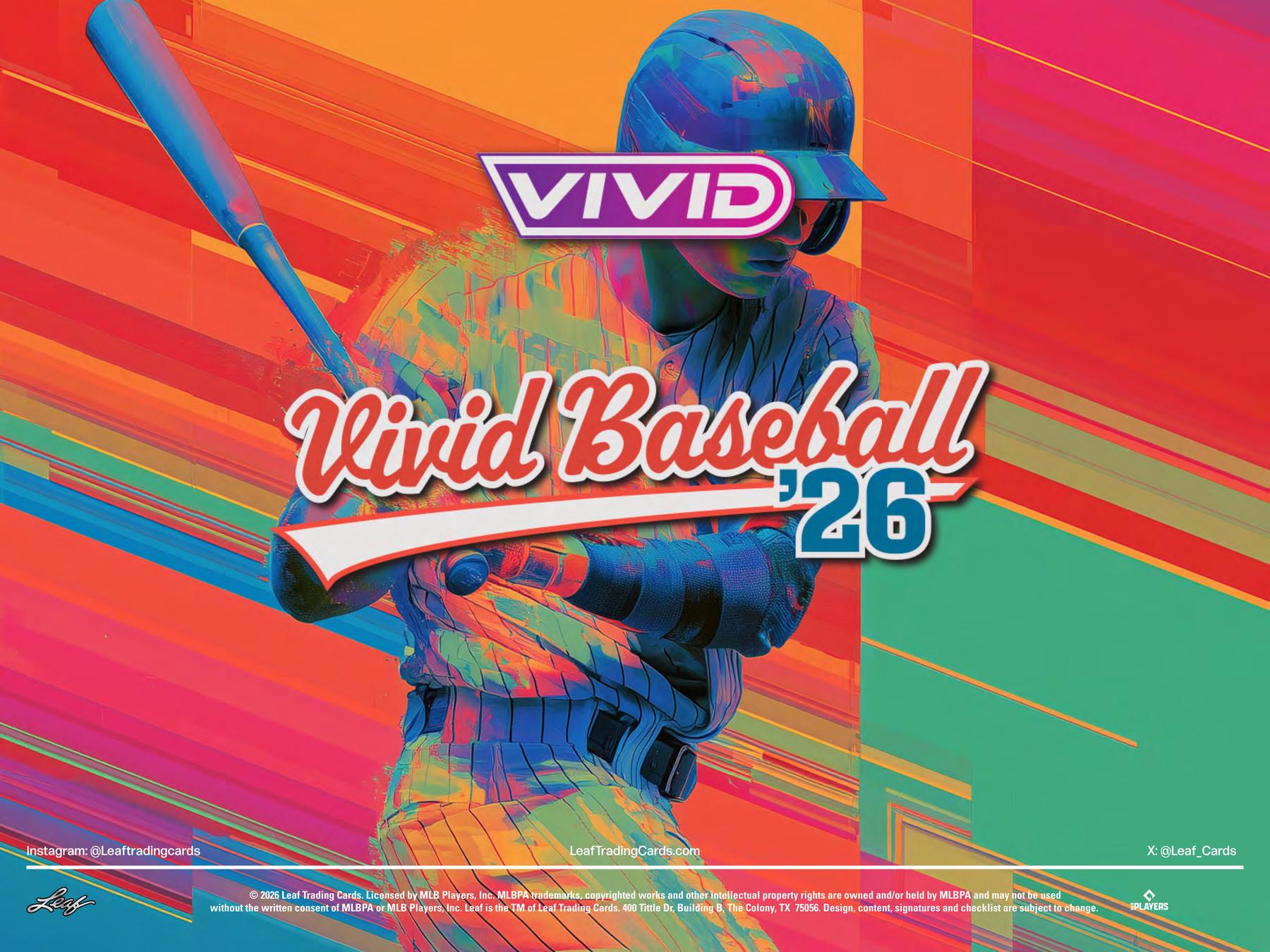 2026 Leaf Vivid Baseball Hobby 12-Box Case 12-Spot Box Break #1 | DA ...