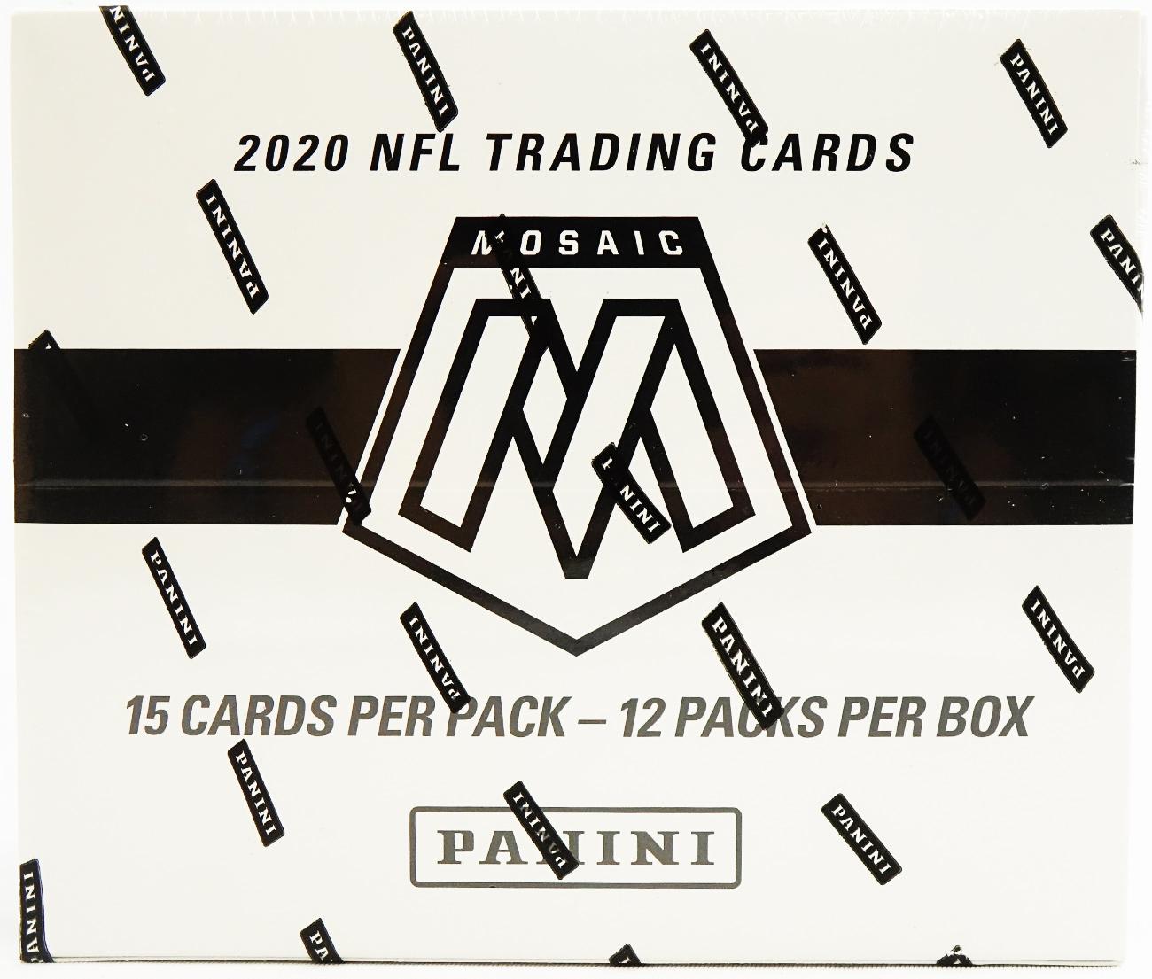 2020 Panini Mosaic Football Multi Cello Fat Pack 12-Pack Box | DA Card ...