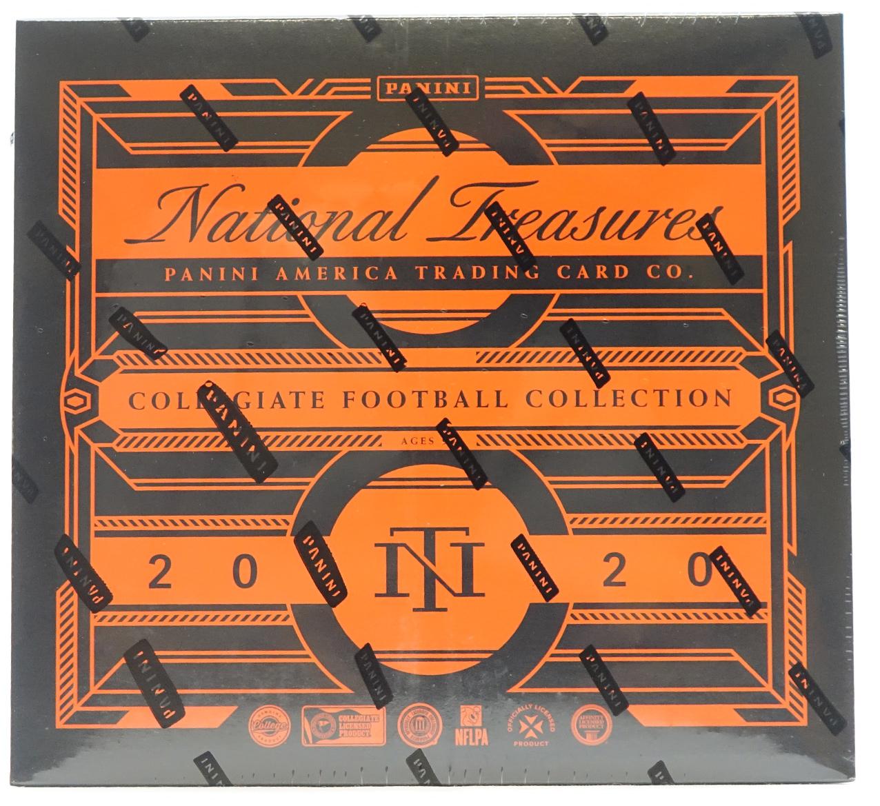 2020 Panini National Treasures Collegiate Football Hobby Box | DA Card ...