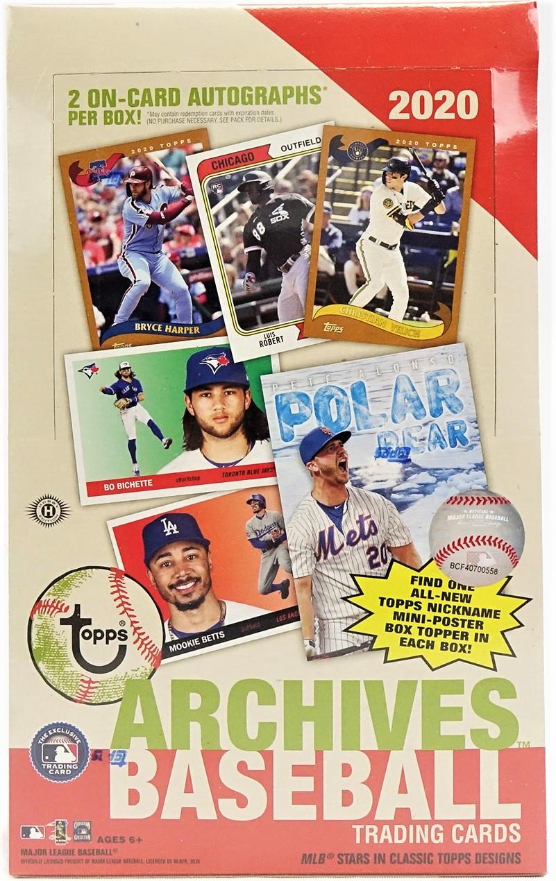 2020 Topps Archives Baseball Hobby Box | DA Card World