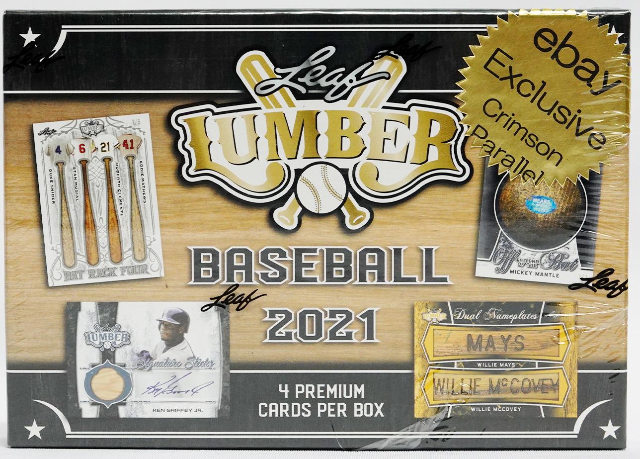 2021 Leaf Lumber Baseball Hobby Ebay Exclusive Box (Crimson Parallels ...