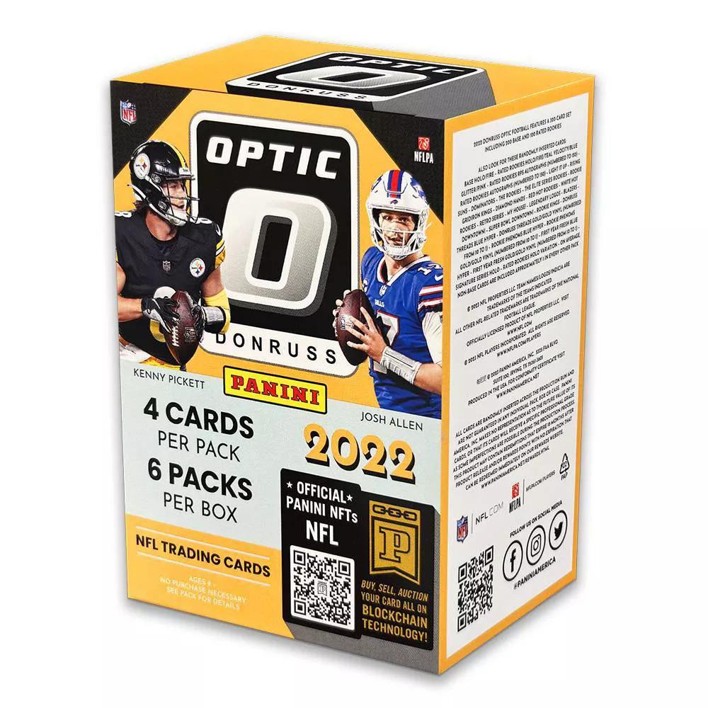 2022 Panini Donruss Optic Football 6-Pack Blaster Box (Pink Parallels ...