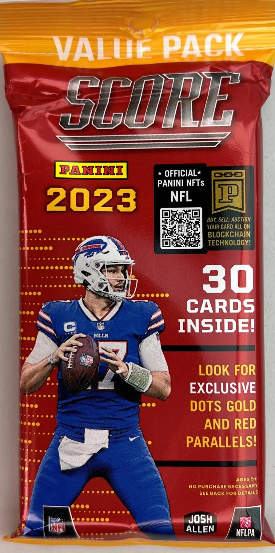 2023 Panini Score Football Jumbo Value Pack | DA Card World