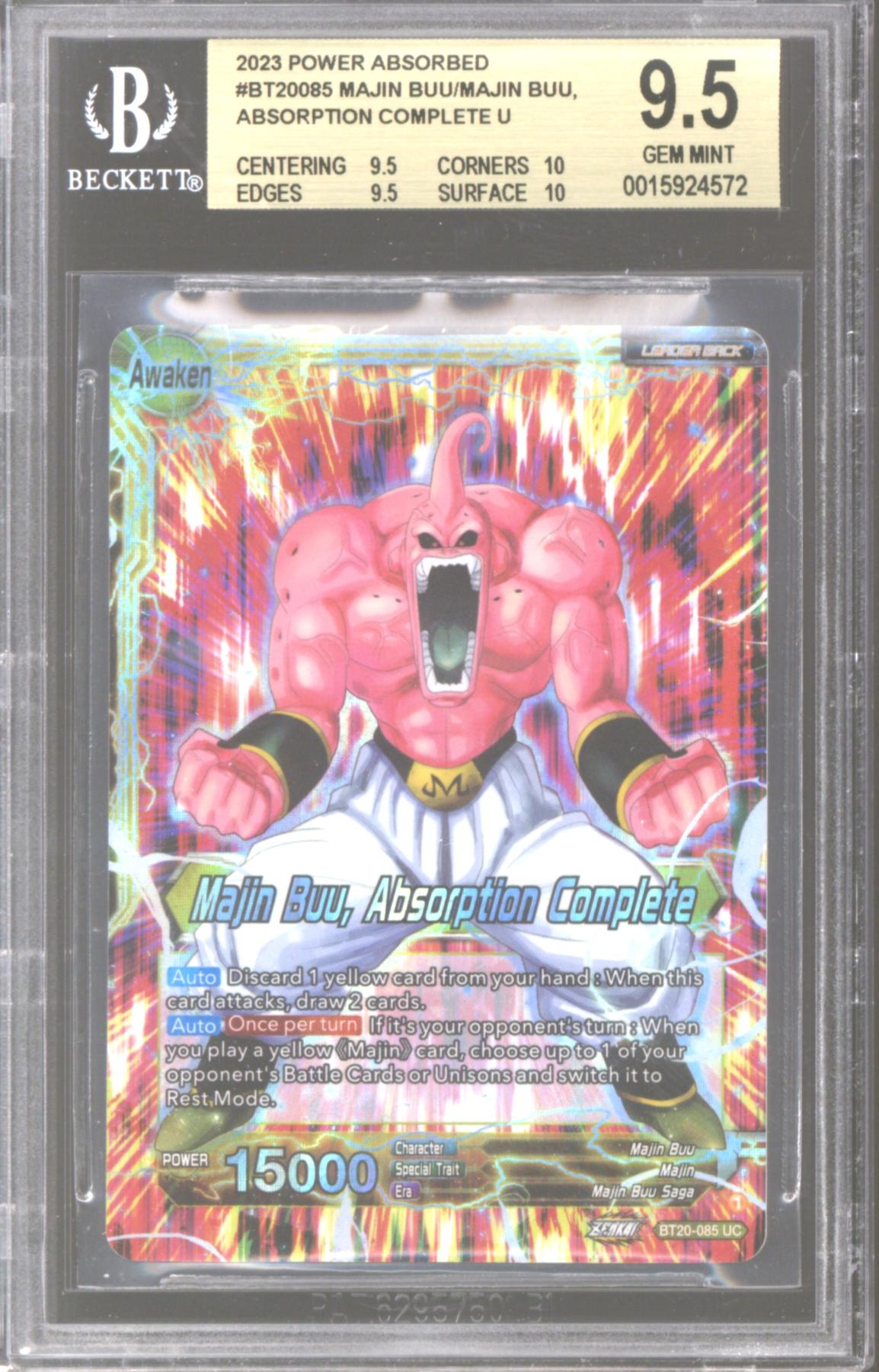 Dragon Ball Super Power Absorbed Majin Buu Absoprtion Complete BT20-085 ...