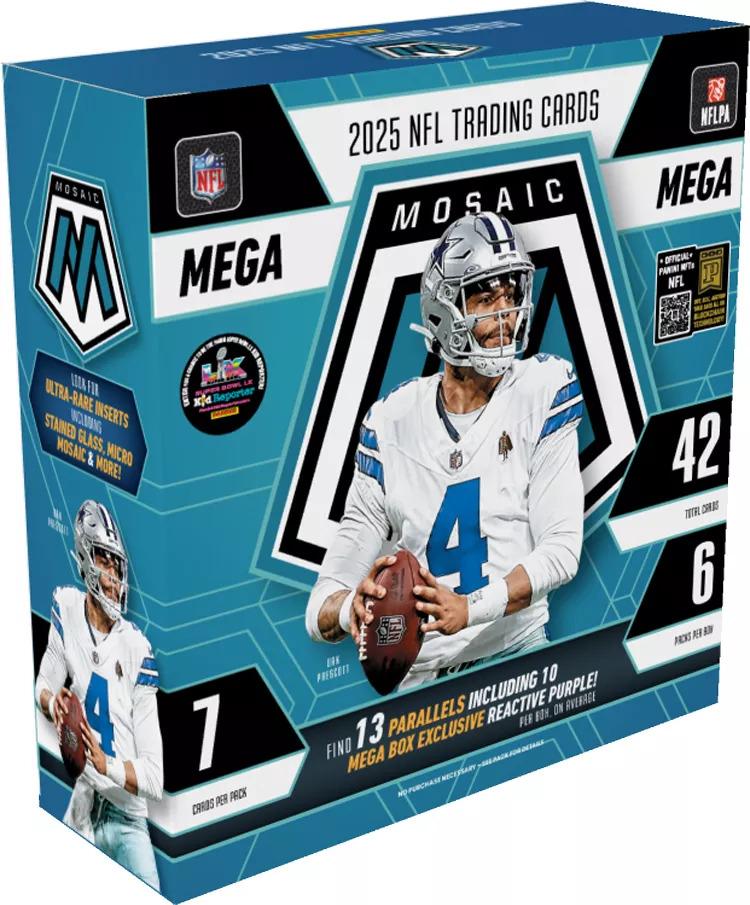 2025 Panini Mosaic Football Mega Box | DA Card World